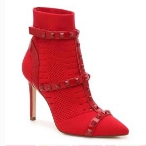 Jessica Simpson | Shoes | Jessica Simpson Red Luzita Knit Boots | Poshmark